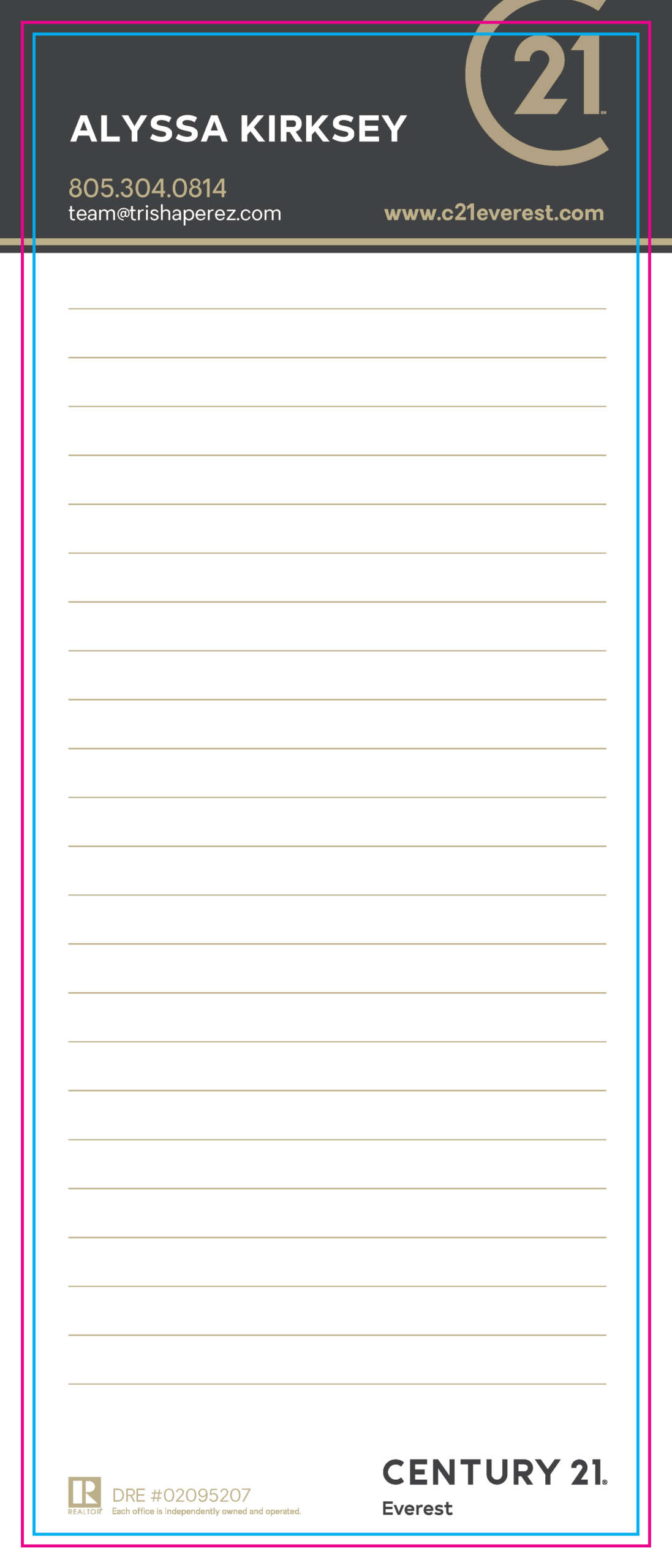 Notepads (25 Pages Per Book) - California - Where2Print